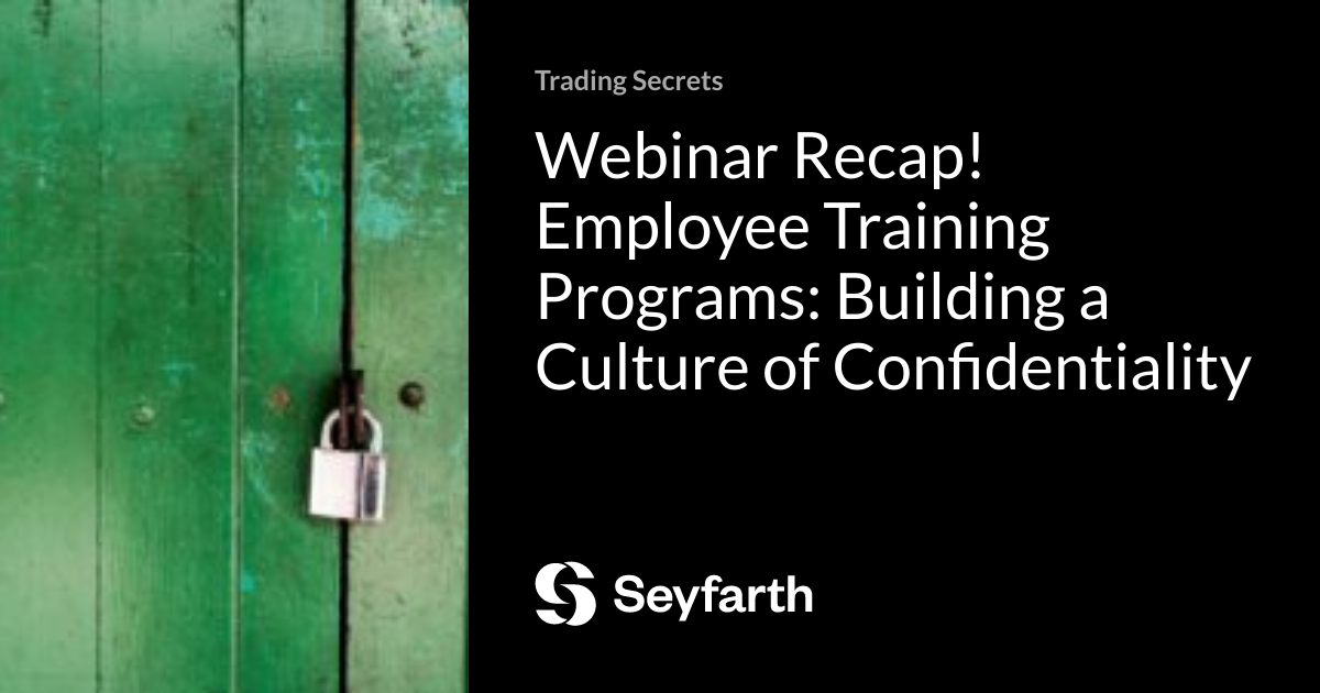 Webinar Recap! Employee Training Programs: Building a Culture of ...