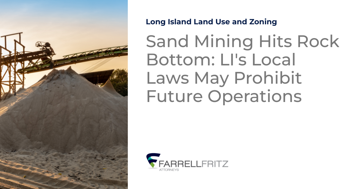 Sand Mining Hits Rock Bottom: LI's Local Laws May Prohibit Future ...