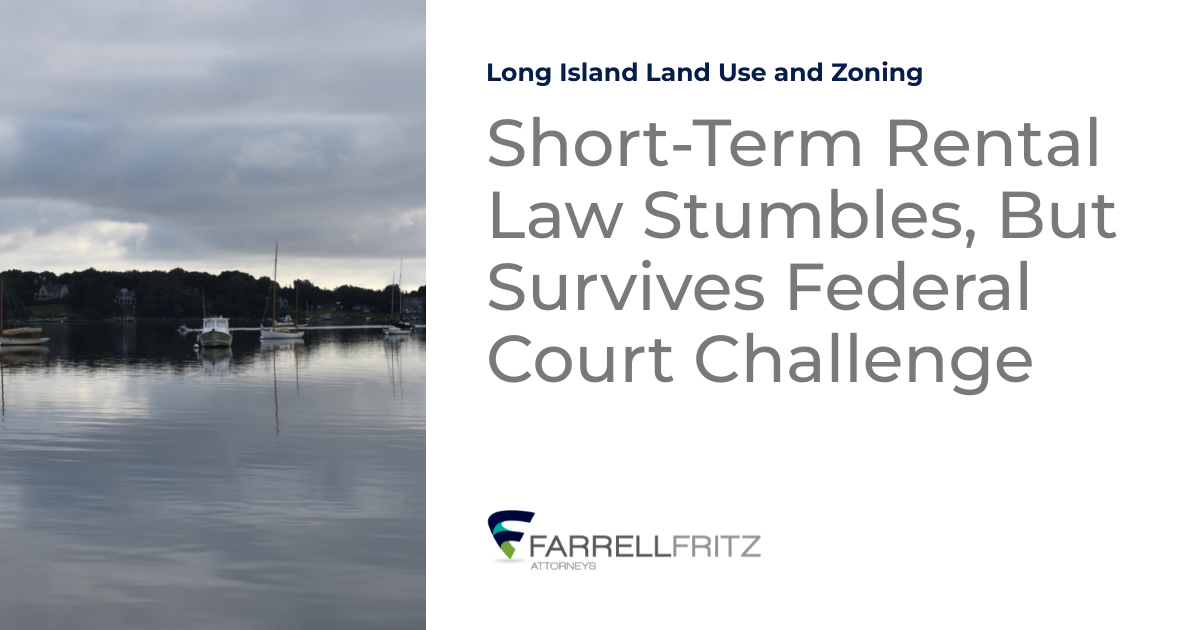 Short-Term Rental Law Stumbles, But Survives Federal Court Challenge ...
