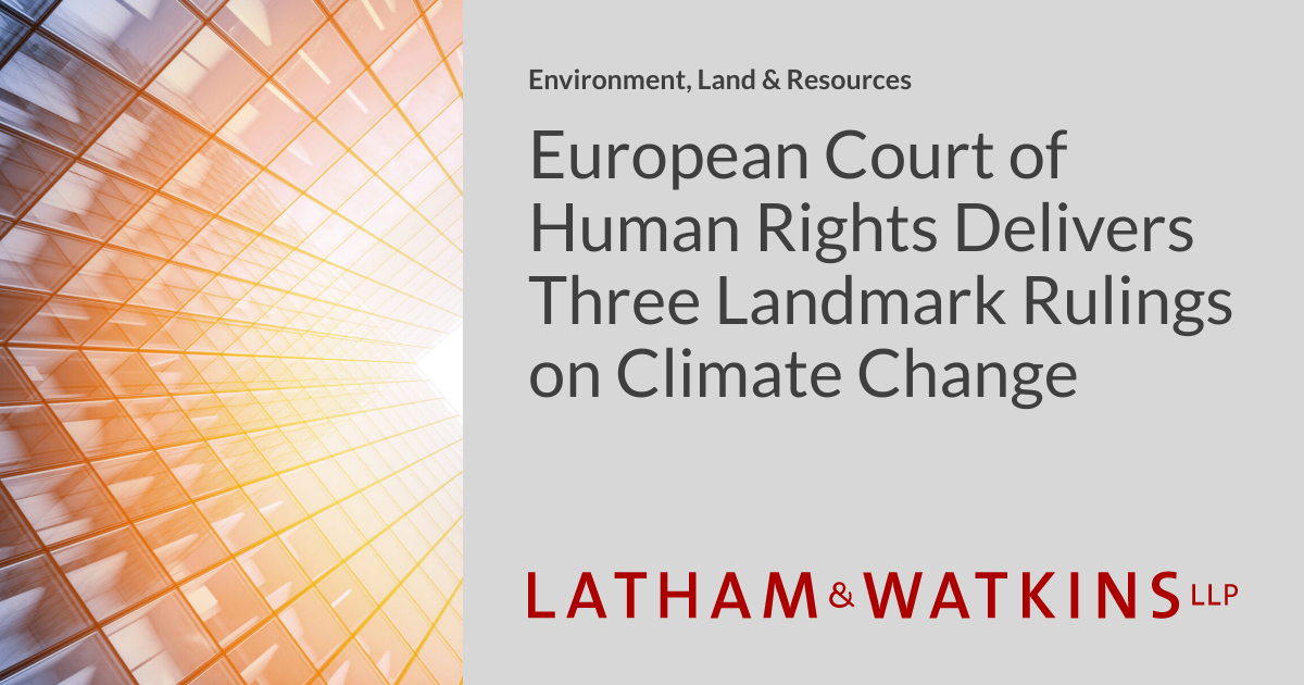 European Court Of Human Rights Delivers Three Landmark Rulings On
