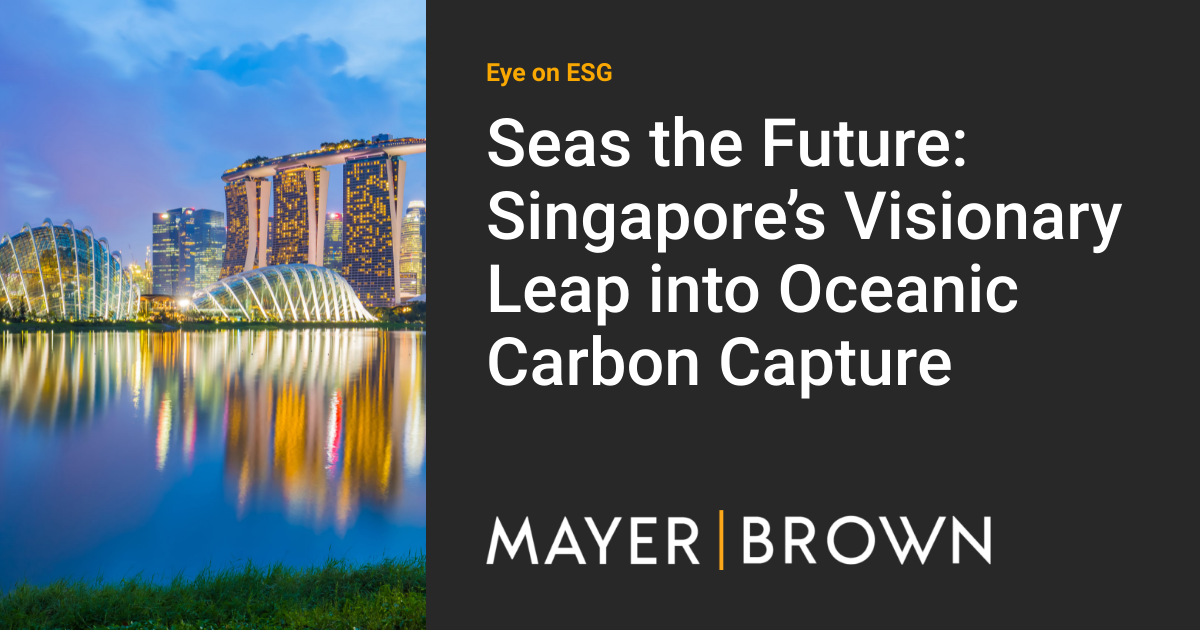 Seas the Future: Singapore’s Visionary Leap into Oceanic Carbon Capture ...