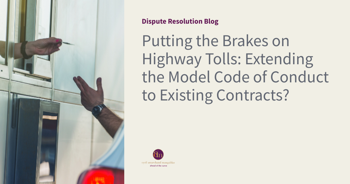 Putting the Brakes on Highway Tolls: Extending the Model Code of ...