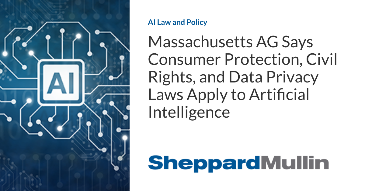 Massachusetts AG Says Consumer Protection, Civil Rights, and Data ...