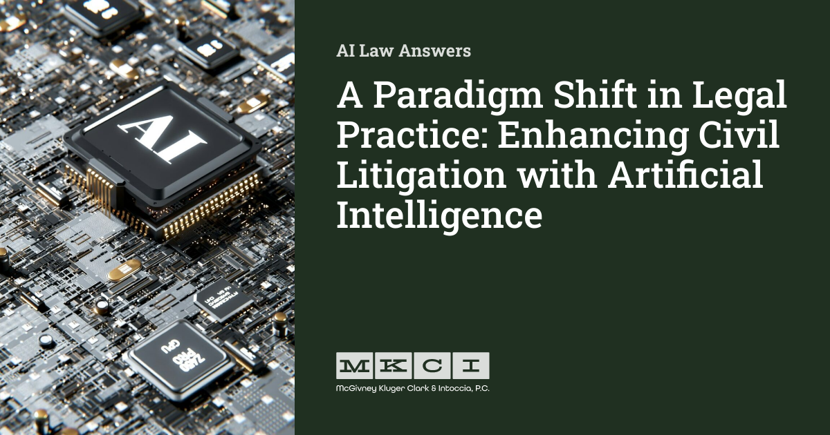 A Paradigm Shift in Legal Practice: Enhancing Civil Litigation with Artificial Intelligence | AI ...