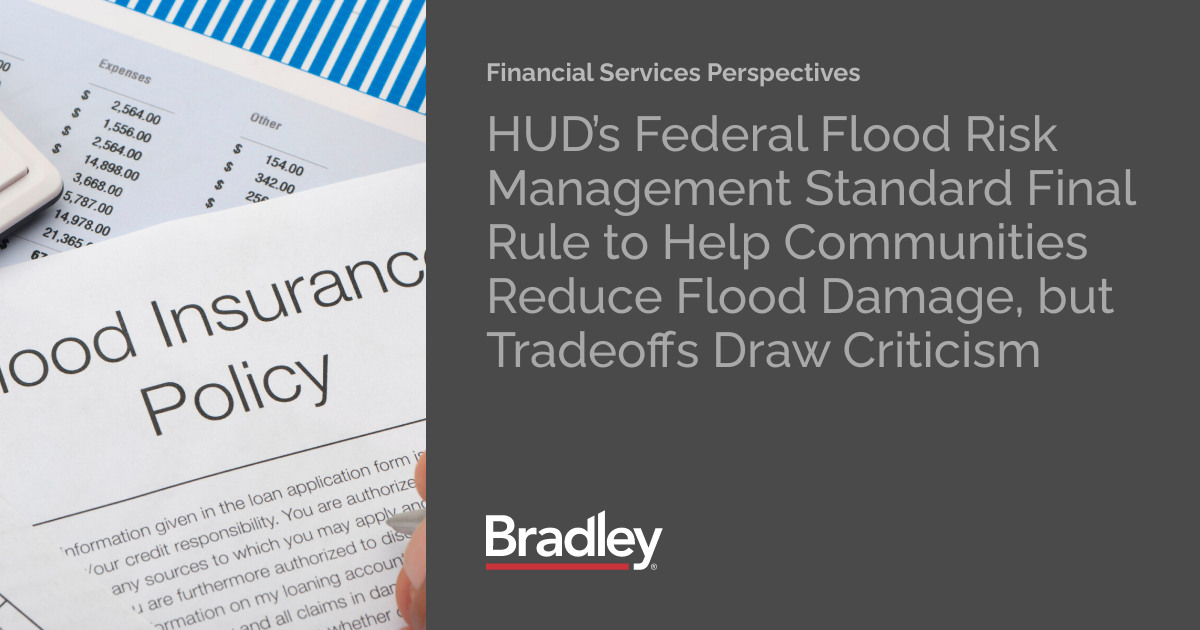 HUD’s Federal Flood Risk Management Standard Final Rule to Help ...
