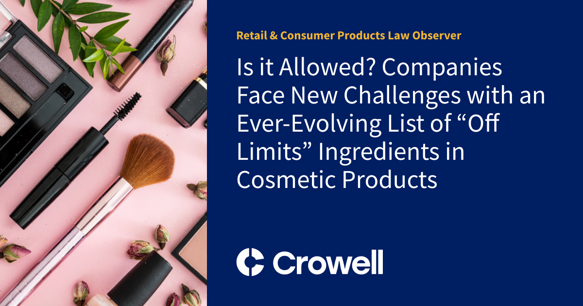 Is it Allowed? Companies Face New Challenges with an Ever-Evolving List ...