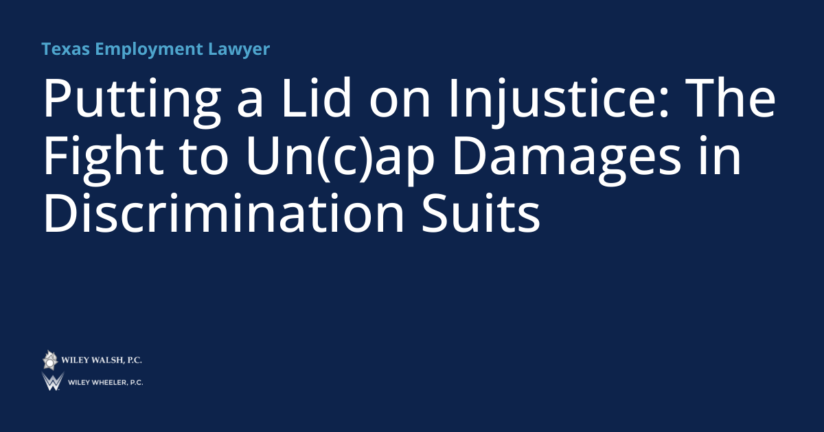 Putting a Lid on Injustice: The Fight to Un(c)ap Damages in ...
