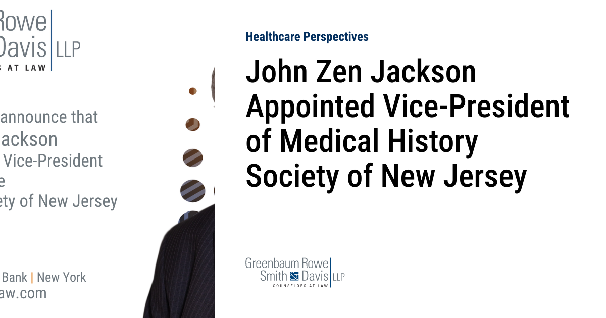 John Zen Jackson Appointed Vice-President of Medical History Society of ...