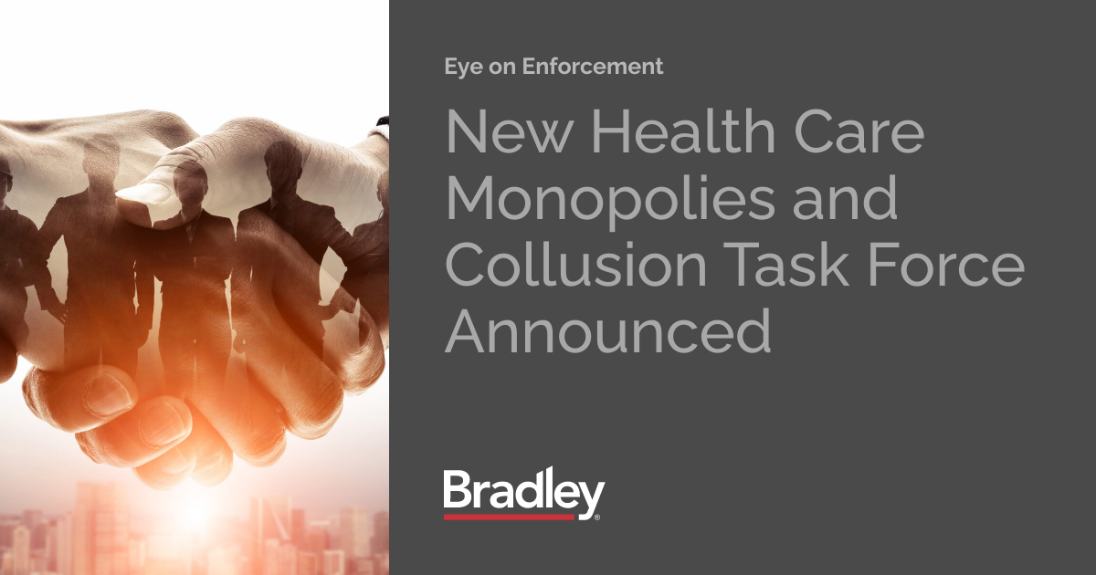 New Health Care Monopolies and Collusion Task Force Announced | Eye on ...