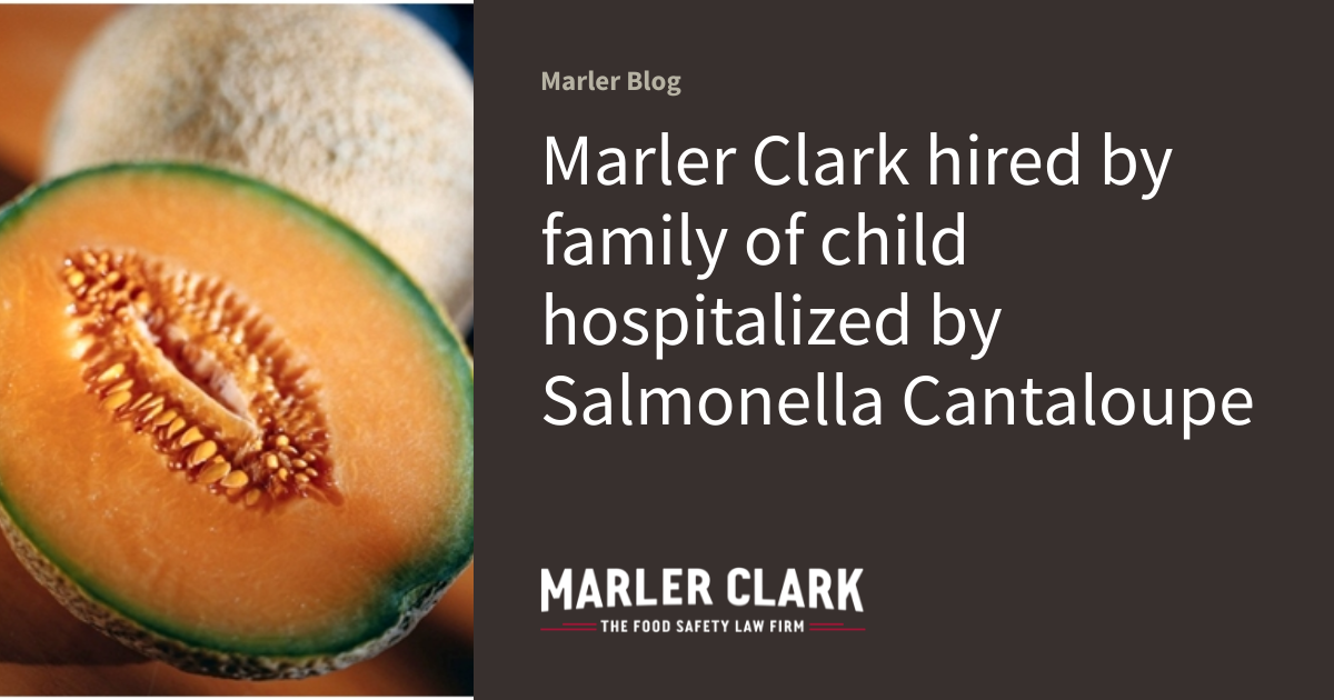 Marler Clark hired by family of child hospitalized by Salmonella ...