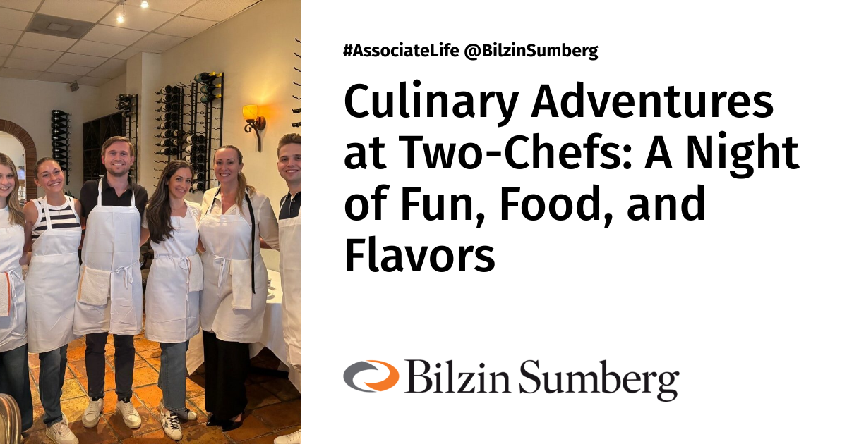 Culinary Adventures at Two-Chefs: A Night of Fun, Food, and Flavors | #AssociateLife @BilzinSumberg