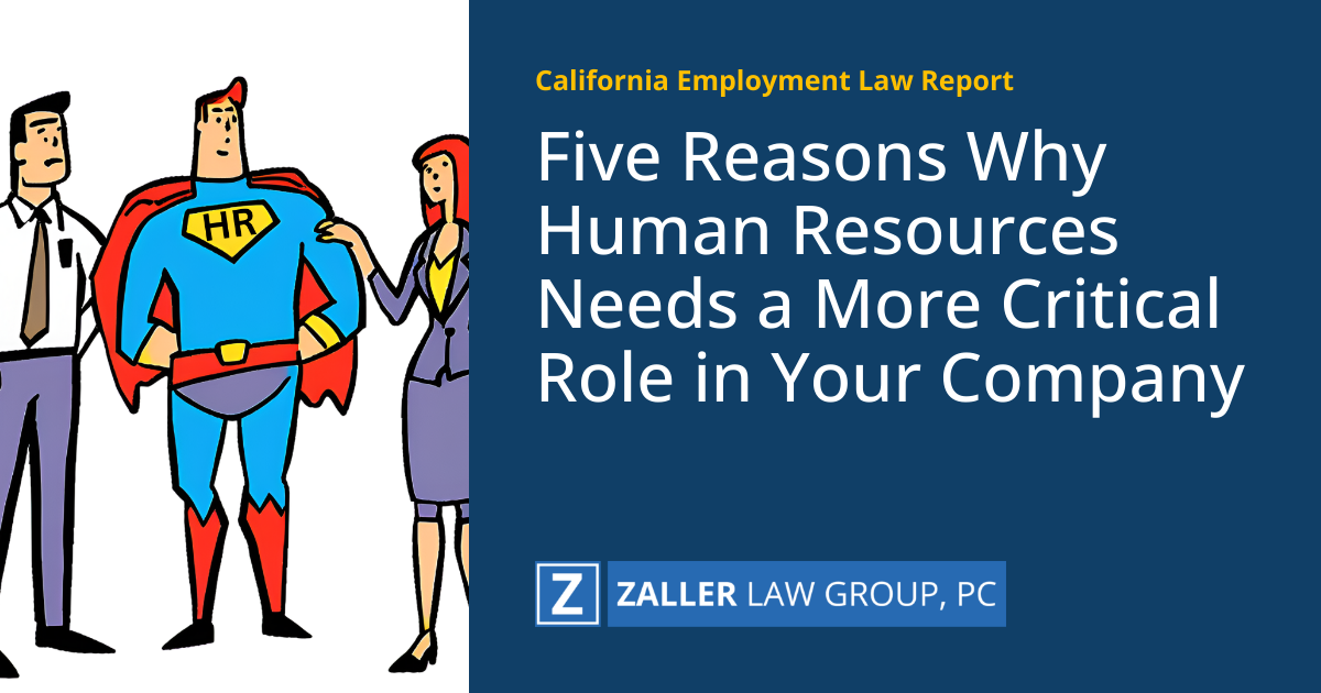 Five Reasons Why Human Resources Needs a More Critical Role in Your ...