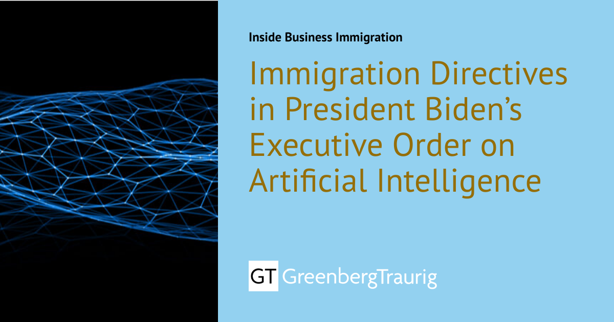 Immigration Directives in President Biden’s Executive Order on ...