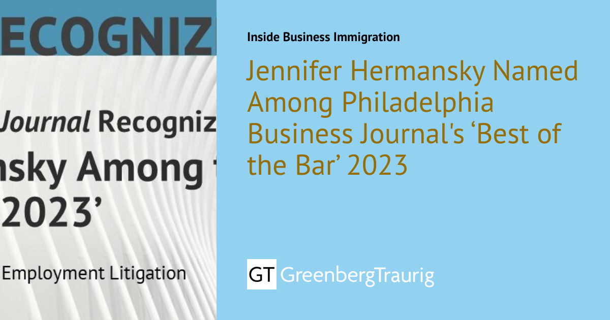 Jennifer Hermansky Named Among Philadelphia Business Journal's ‘Best of ...