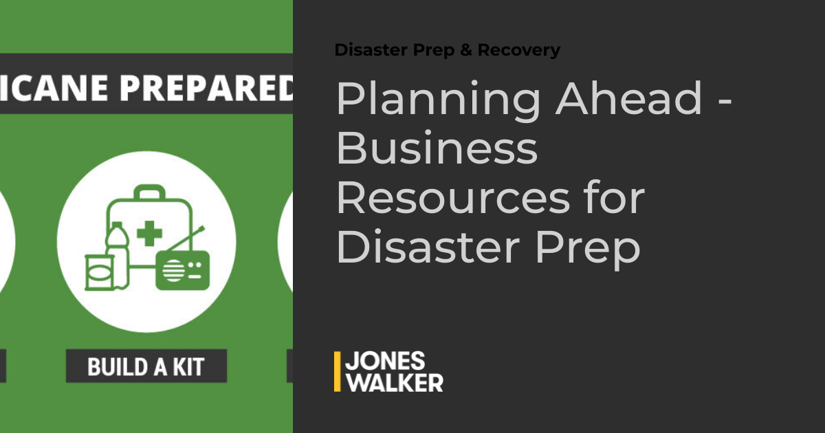 Planning Ahead - Business Resources for Disaster Prep | Disaster Prep ...