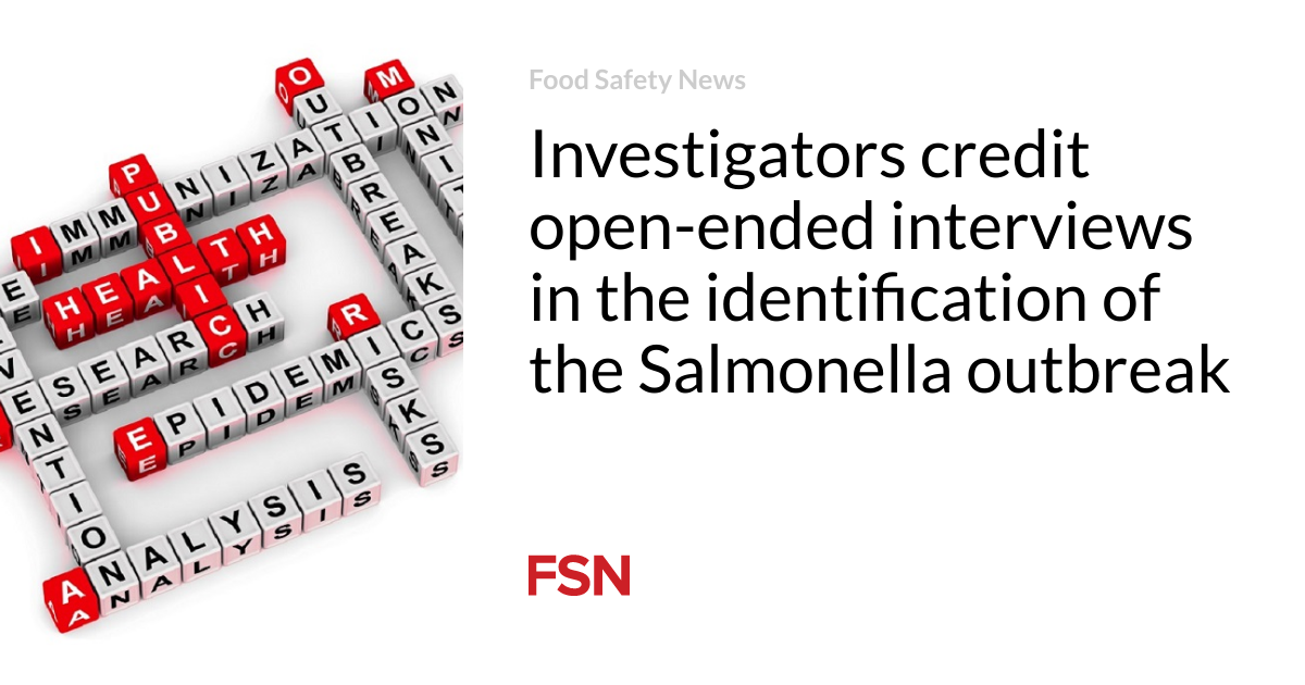 Investigators credit open-ended interviews in the identification of the ...