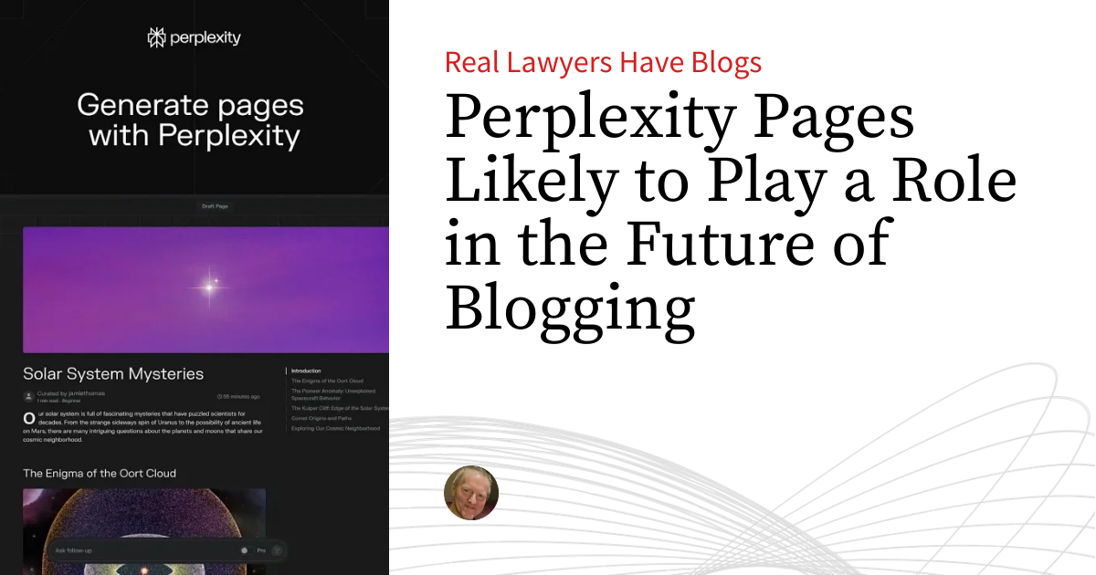 Perplexity Pages Likely to Play a Role in the Future of Blogging | Real ...