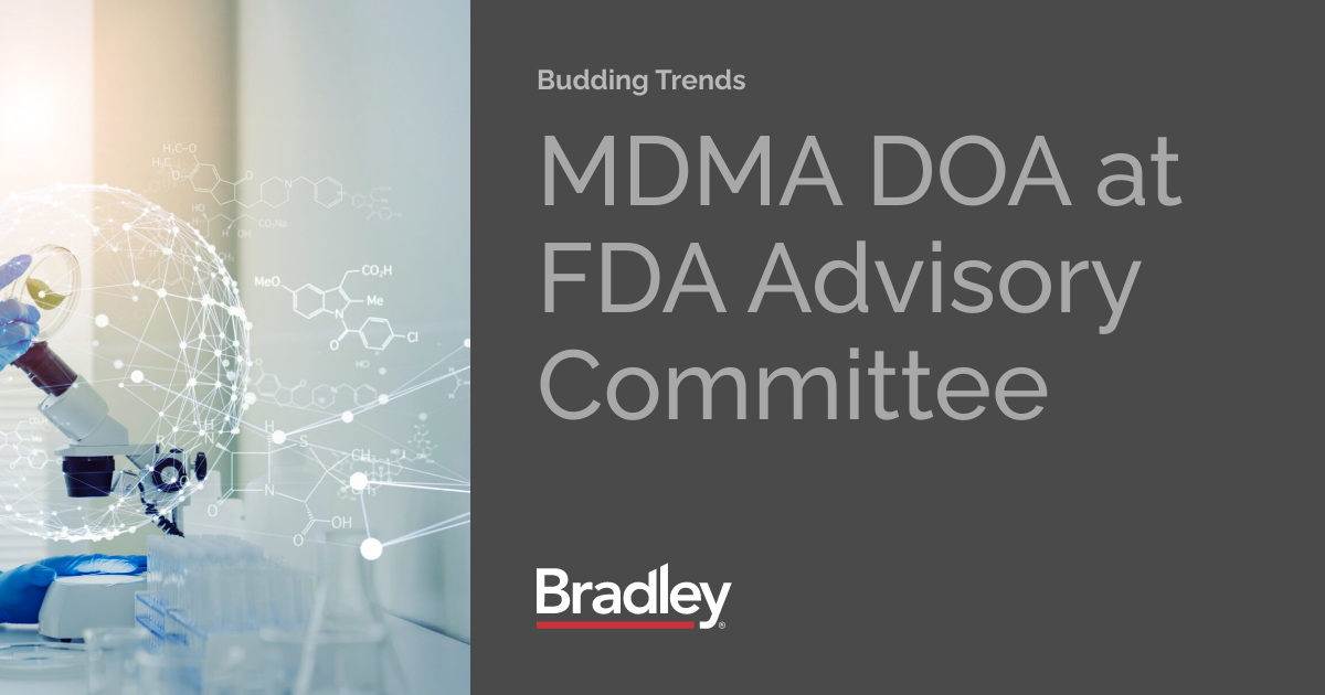 MDMA DOA at FDA Advisory Committee | Budding Trends