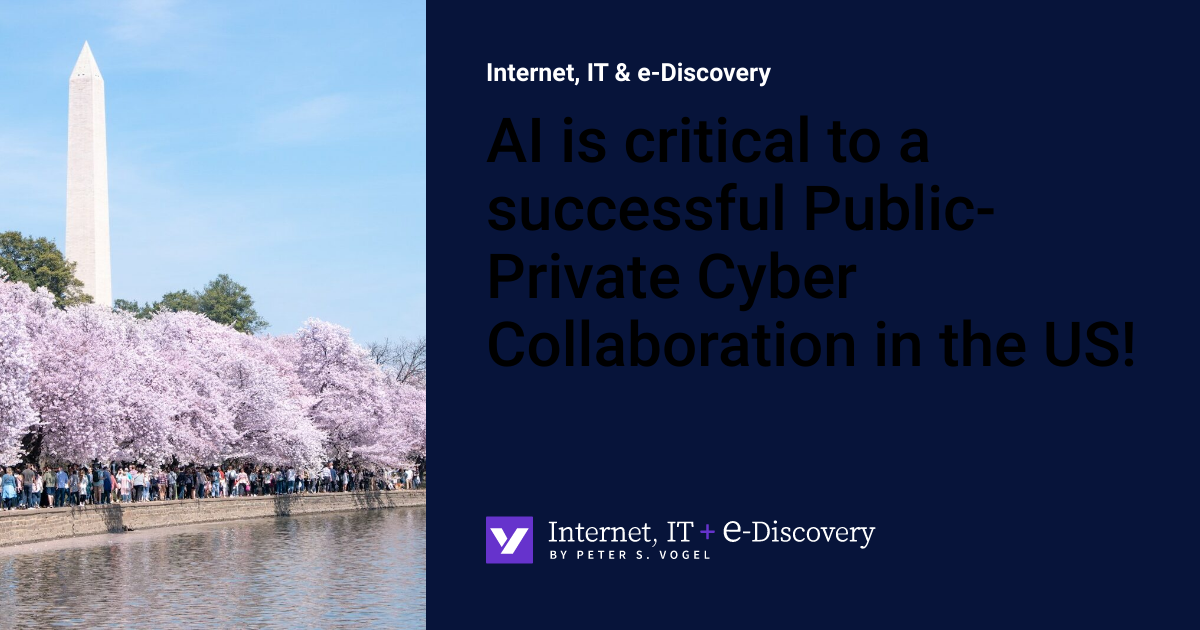 AI is critical to a successful Public-Private Cyber Collaboration in the US! | Internet, IT & e ...