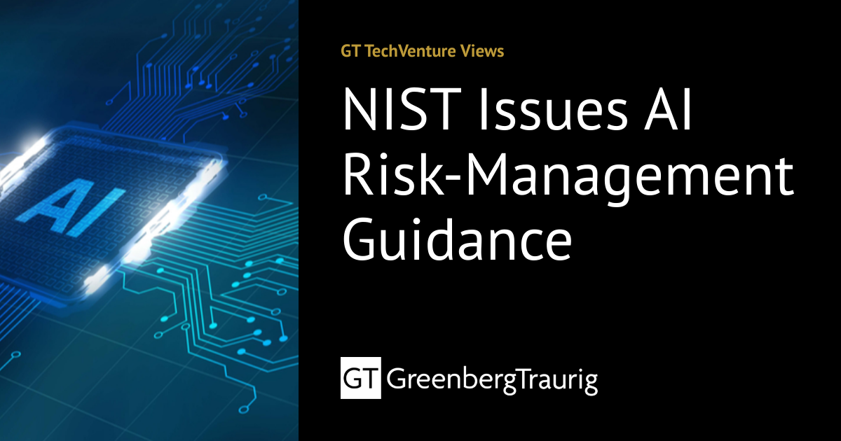 NIST Issues AI Risk-Management Guidance | GT TechVenture Views