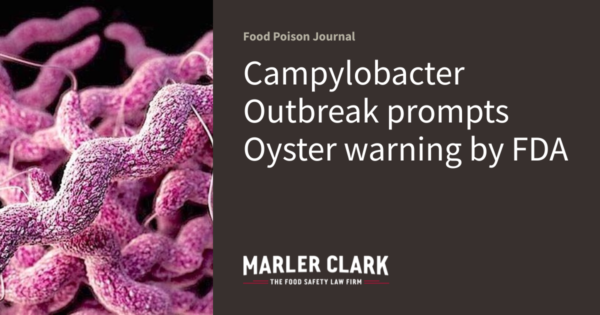 Campylobacter Outbreak prompts Oyster warning by FDA | Food Poison Journal