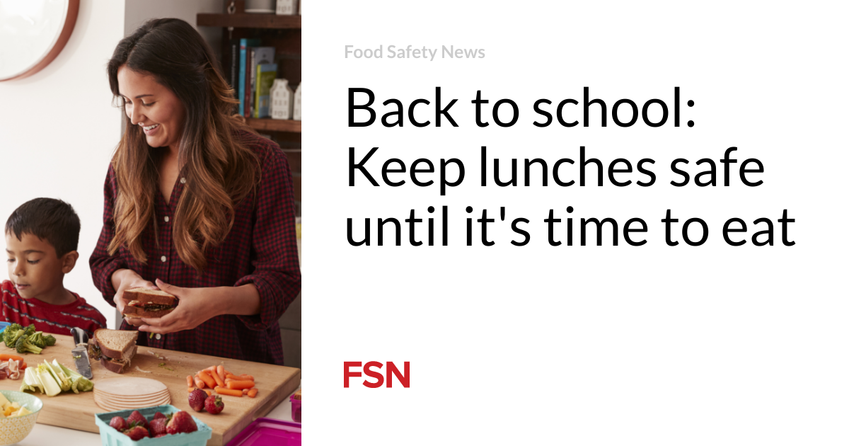 Back to school: Keep lunches safe until it's time to eat | Food Safety News