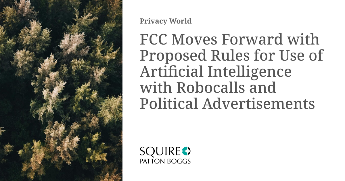 FCC Moves Forward with Proposed Rules for Use of Artificial ...