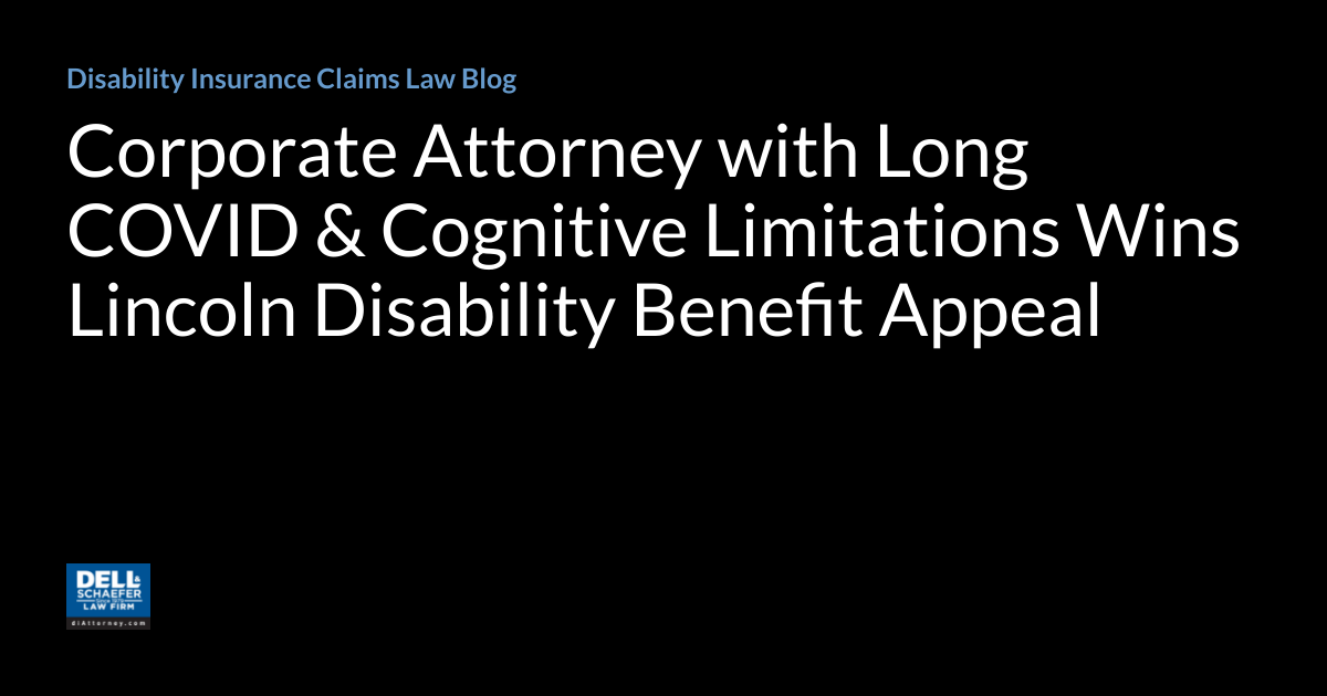 Corporate Attorney with Long COVID & Cognitive Limitations Wins Lincoln ...