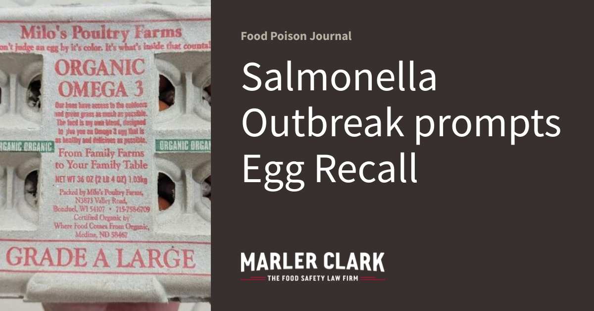 Salmonella Outbreak prompts Egg Recall | Food Poison Journal