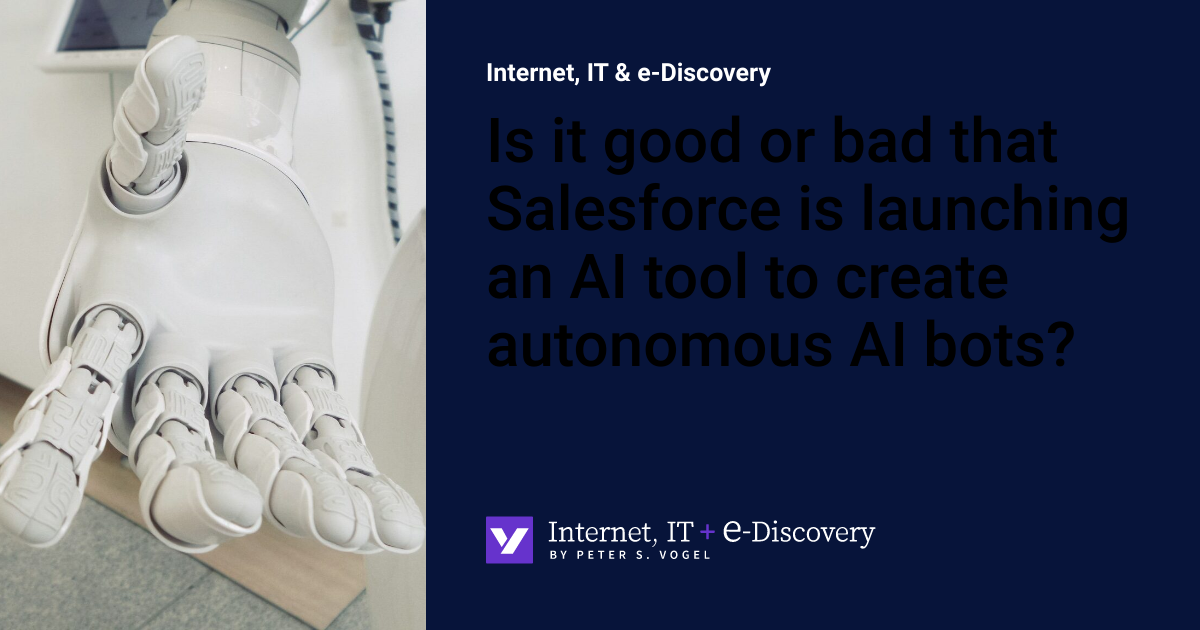 Is it good or bad that Salesforce is launching an AI tool to create ...