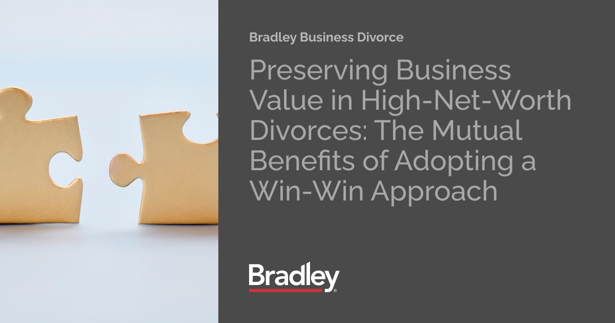 Preserving Business Value in High-Net-Worth Divorces: The Mutual ...