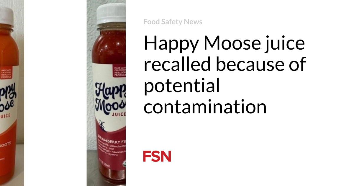 Happy Moose juice recalled because of potential contamination | Food ...
