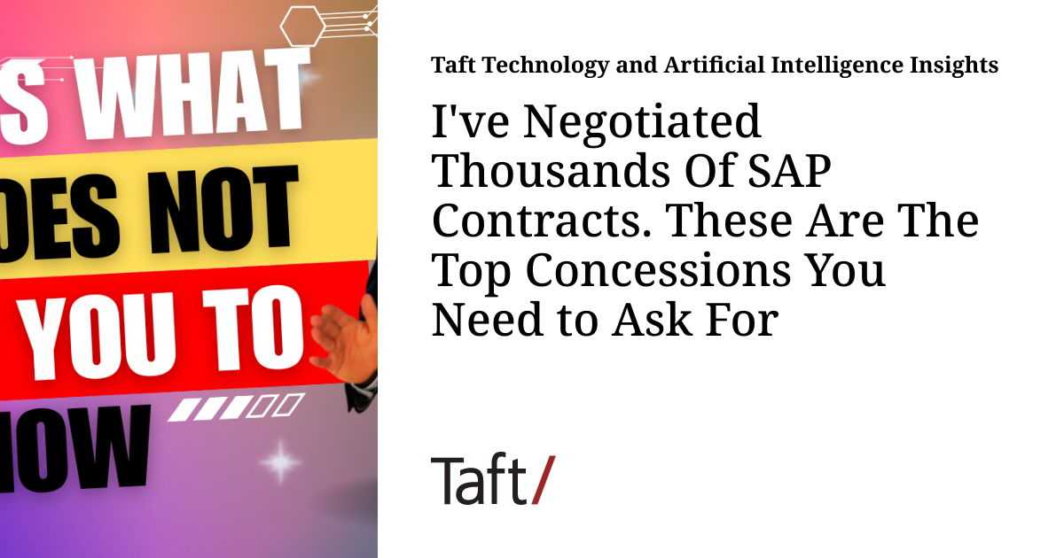 I've Negotiated Thousands Of SAP Contracts. These Are The Top ...