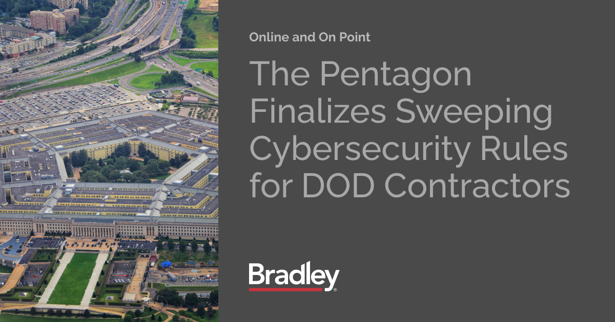 The Pentagon Finalizes Sweeping Cybersecurity Rules for DOD Contractors ...