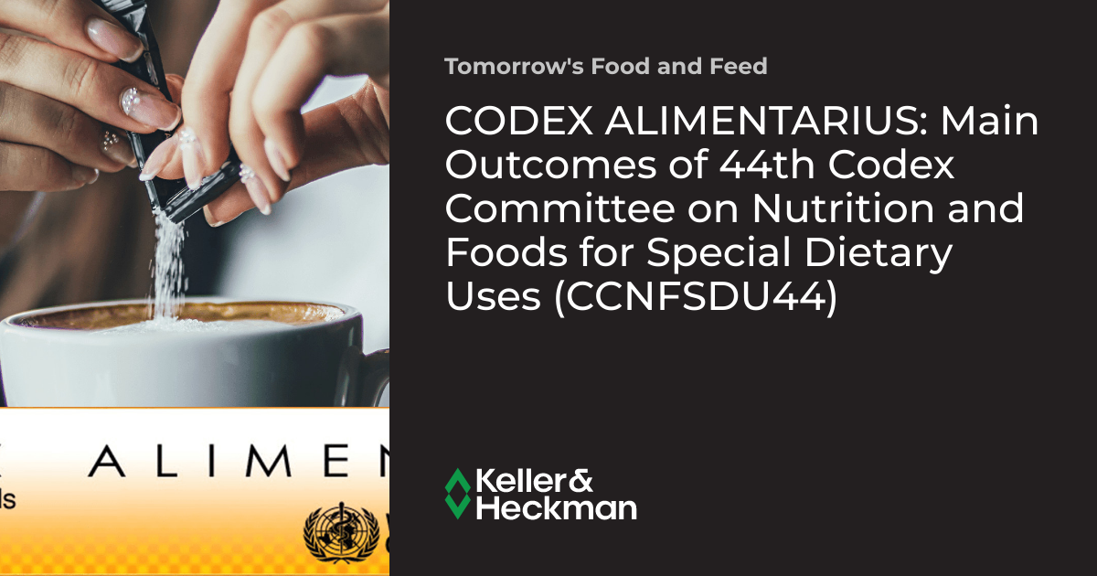 Codex CCNFSDU44 Finalizes Key NRVs for Young Children | Tomorrow's Food and Feed