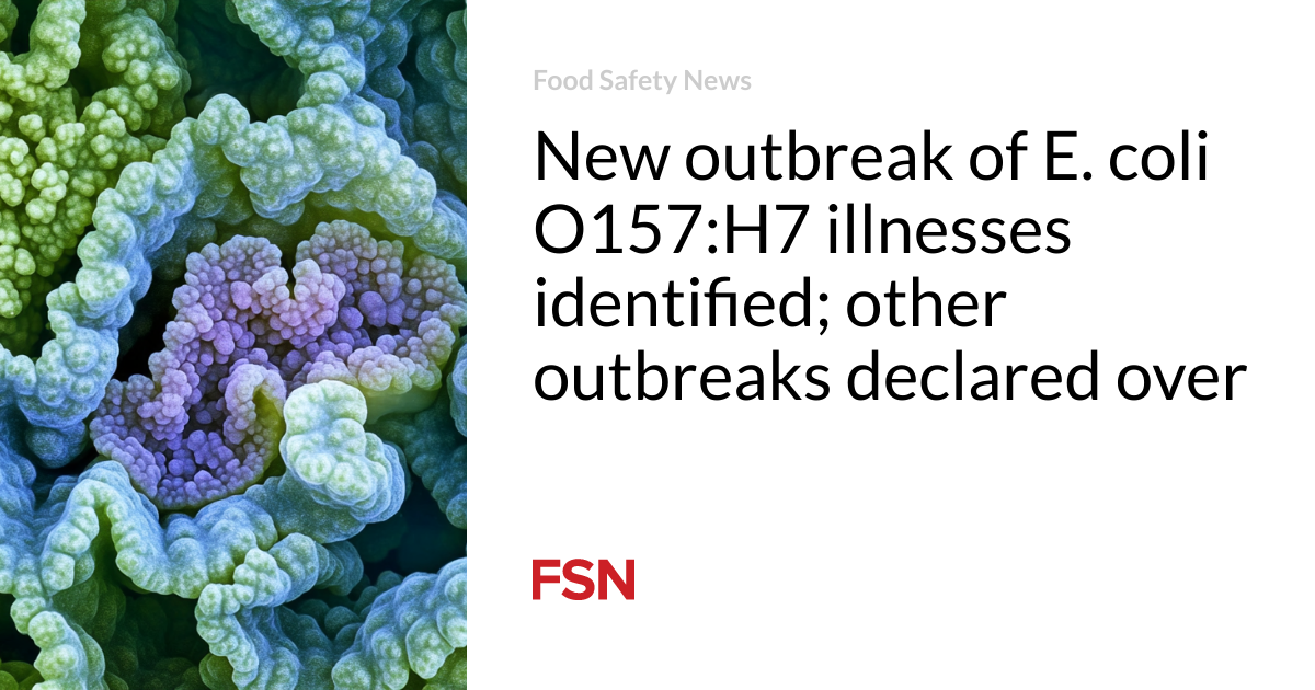 New outbreak of E. coli O157:H7 illnesses identified; other outbreaks declared over | Food ...