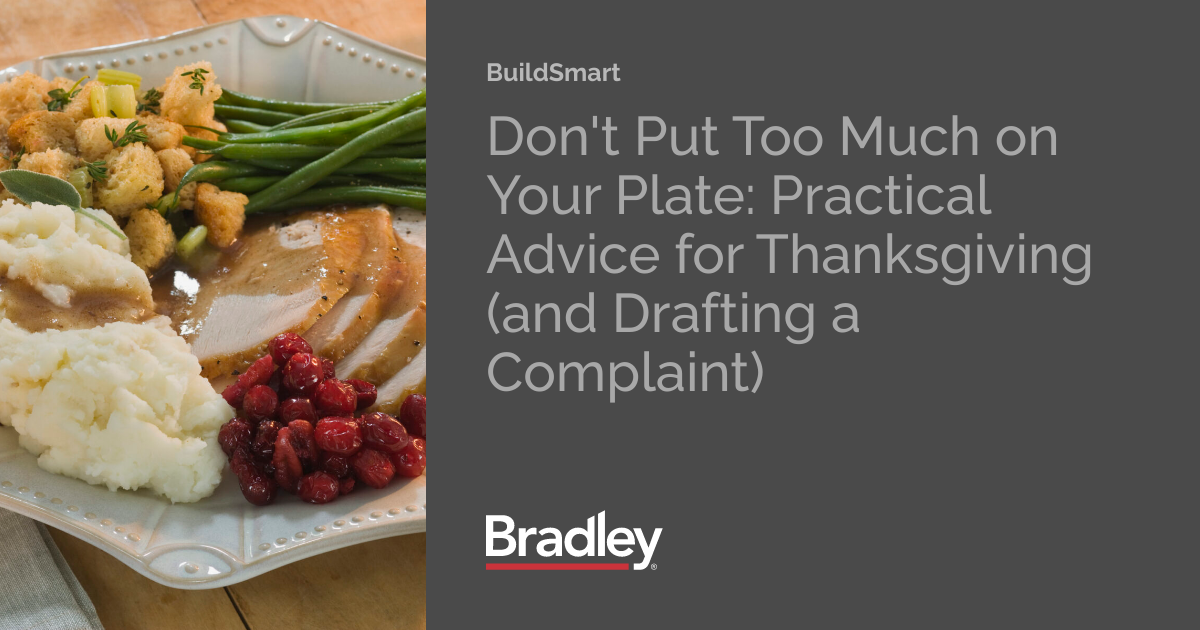 Don't Put Too Much on Your Plate: Practical Advice for Thanksgiving ...