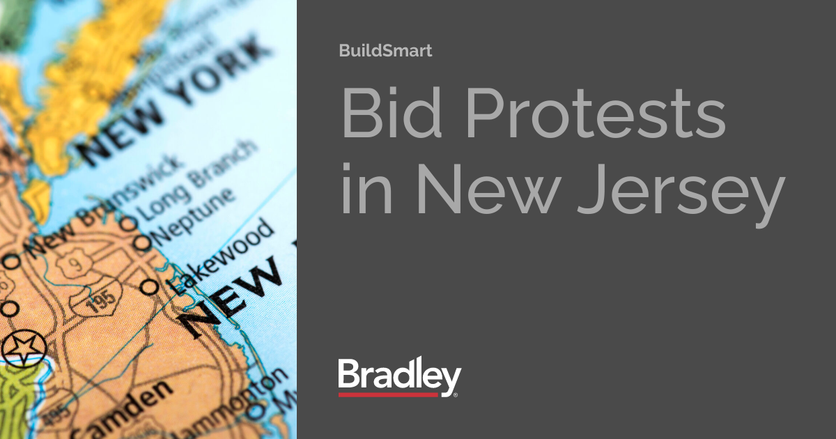 Bid Protests in New Jersey | BuildSmart