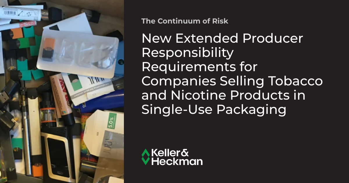 New Extended Producer Responsibility Requirements for Companies Selling ...