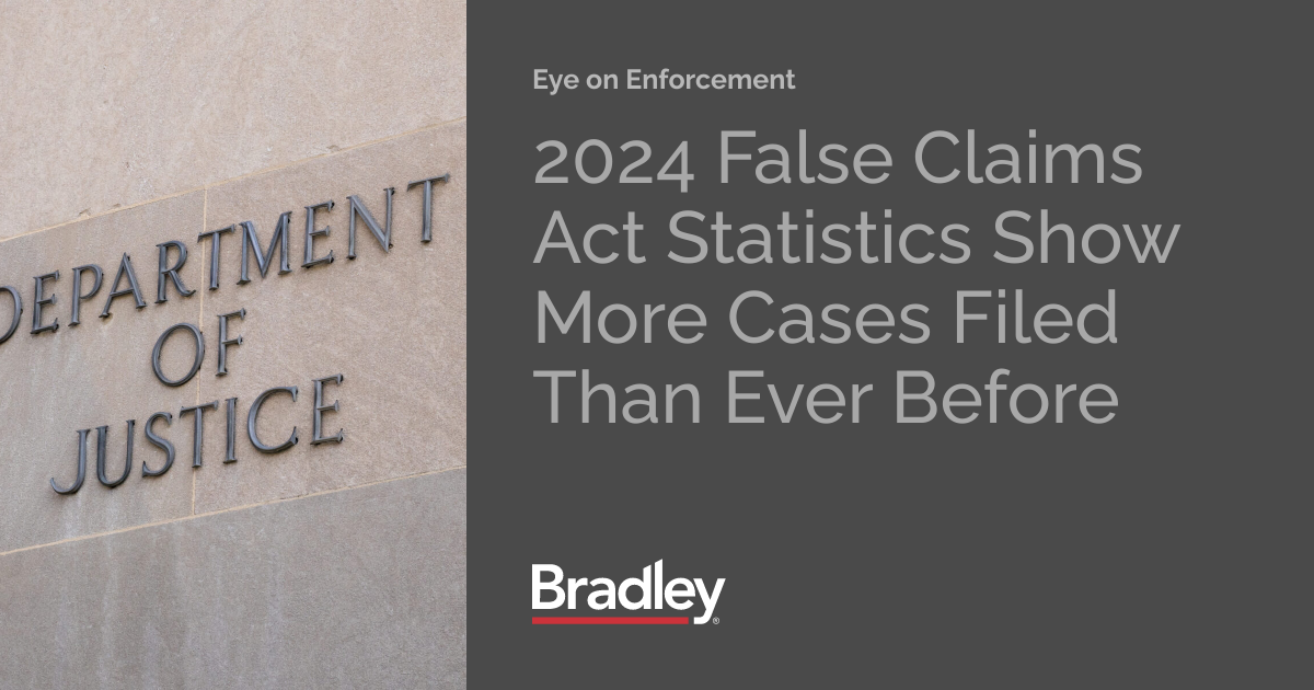 2024 False Claims Act Statistics Show More Cases Filed Than Ever Before ...