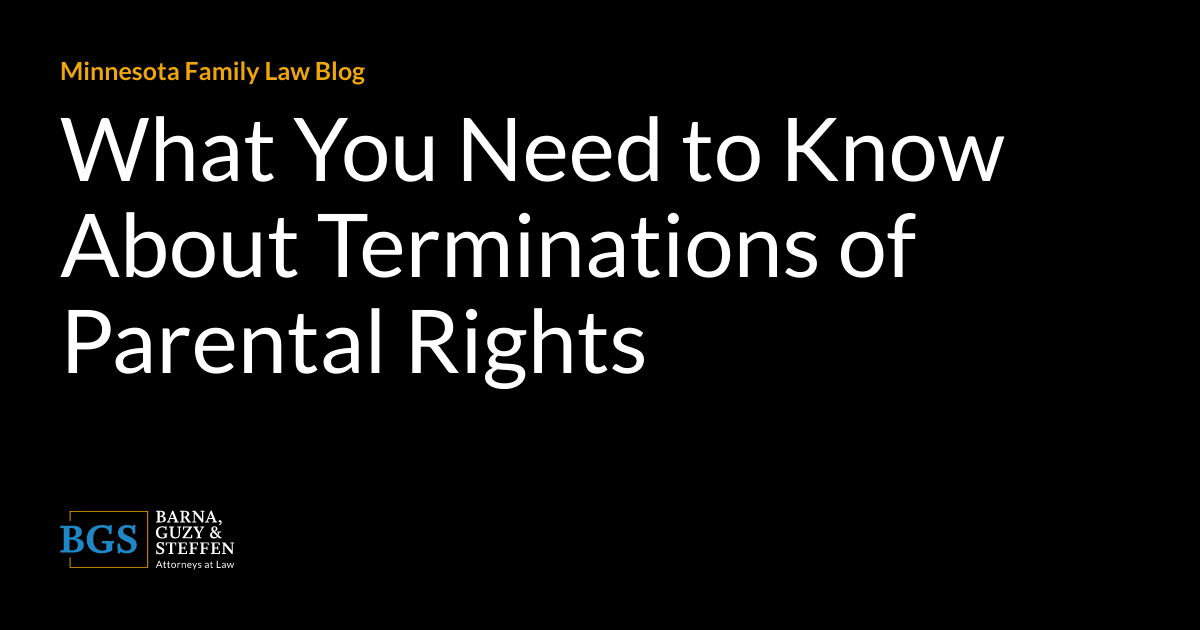 What You Need to Know About Terminations of Parental Rights