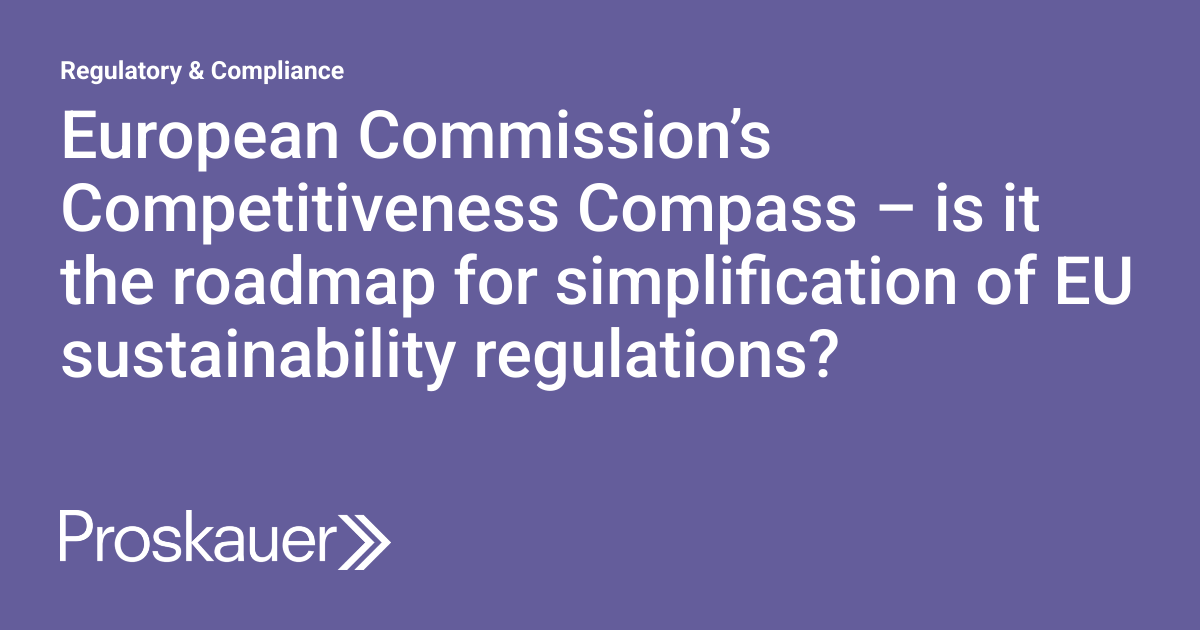 European Commission’s Competitiveness Compass – is it the roadmap for ...