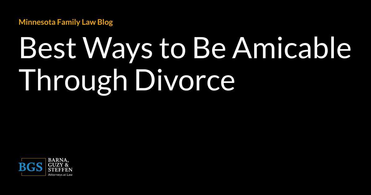 Best Ways to Be Amicable Through Divorce