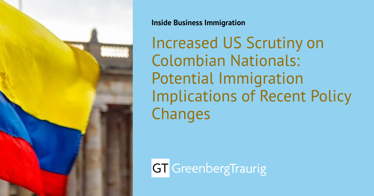 Increased US Scrutiny on Colombian Nationals: Potential Immigration ...
