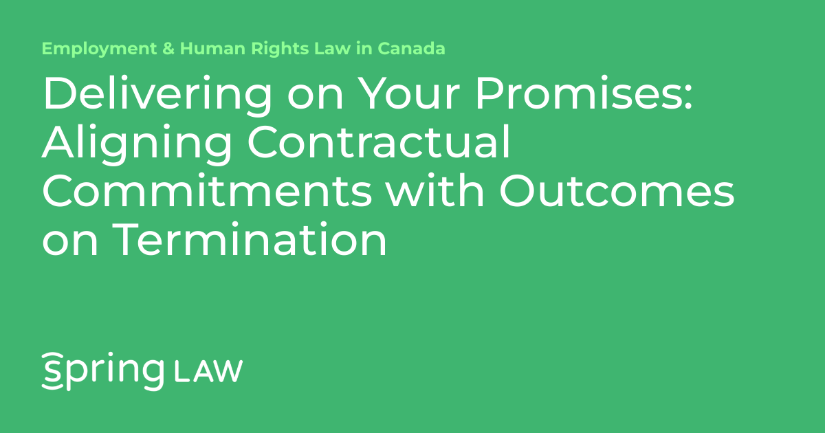 Delivering on Your Promises: Aligning Contractual Commitments with ...