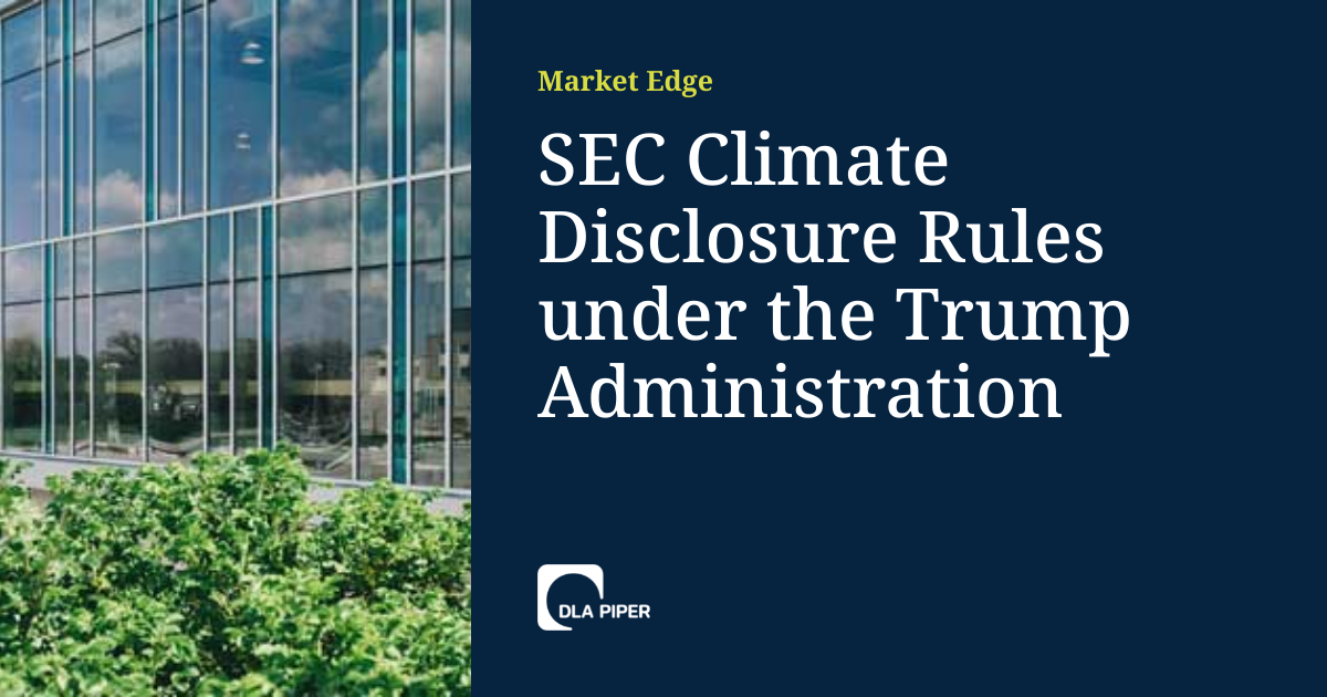 SEC Climate Disclosure Rules under the Trump Administration | Market Edge