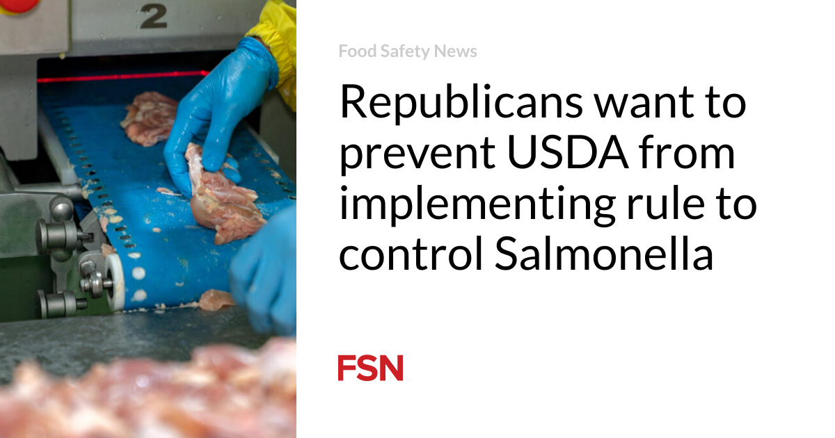 Republicans want to prevent USDA from implementing rule to control ...