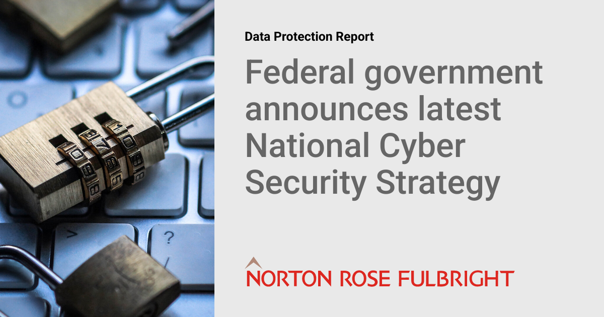 Federal government announces latest National Cyber Security Strategy ...