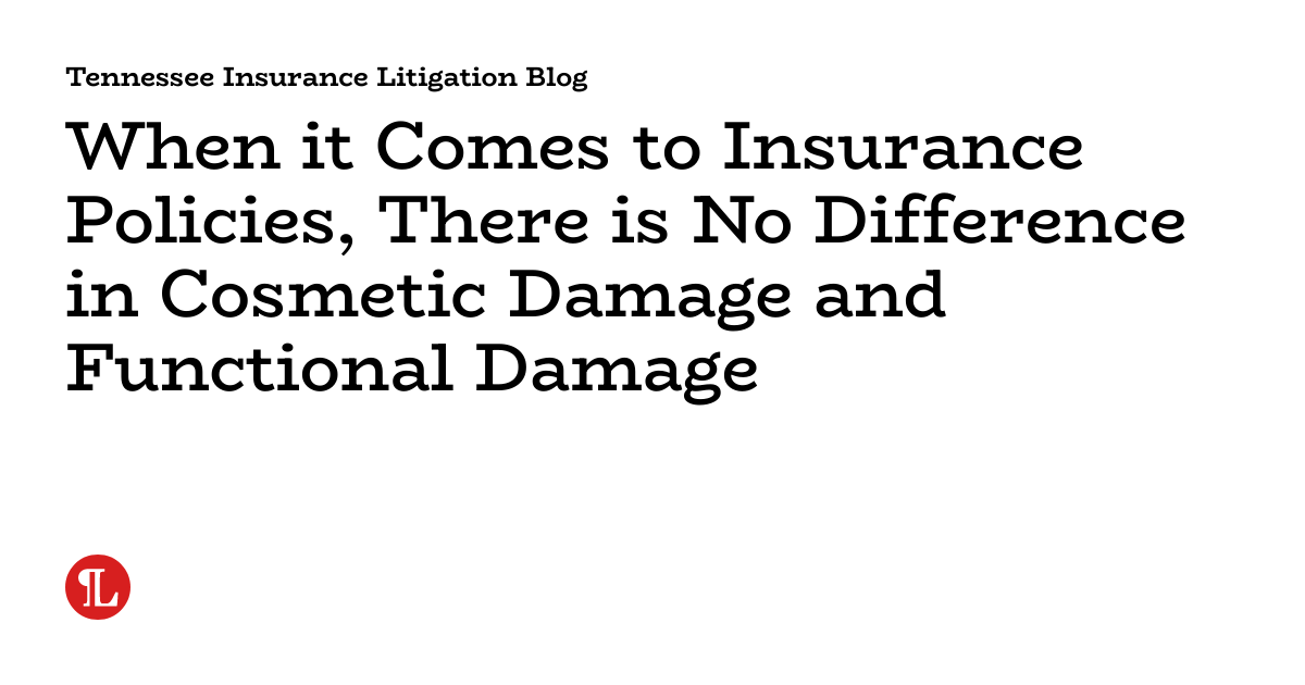 When it Comes to Insurance Policies, There is No Difference in Cosmetic ...