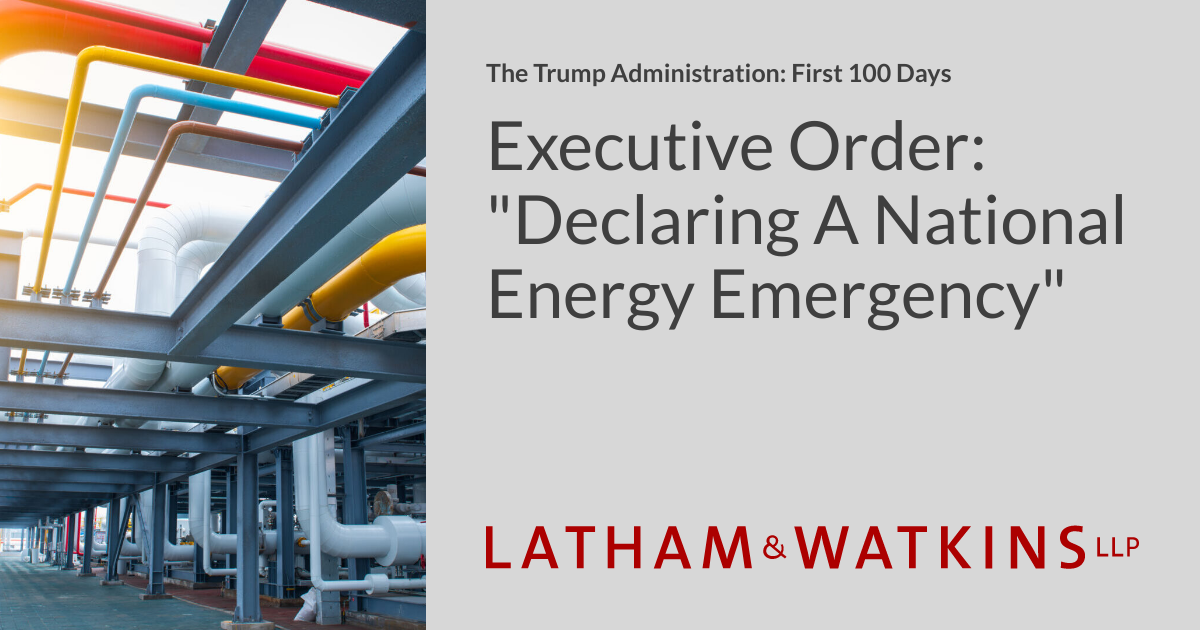 Executive Order: "Declaring A National Energy Emergency" | Beyond the ...